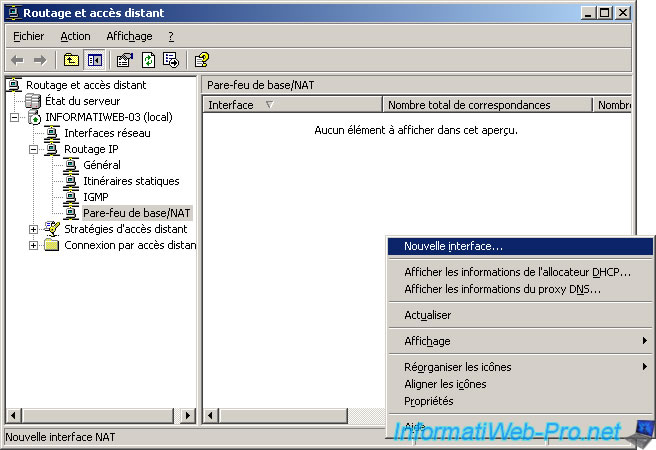 Nat And Network Routing On Windows Server 2003 Windows Server Tutorials Informatiweb Pro